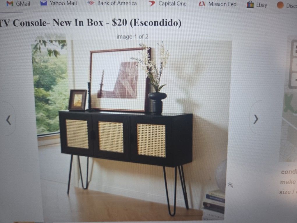 TV Console-New In Box for Sale in Escondido, CA - OfferUp