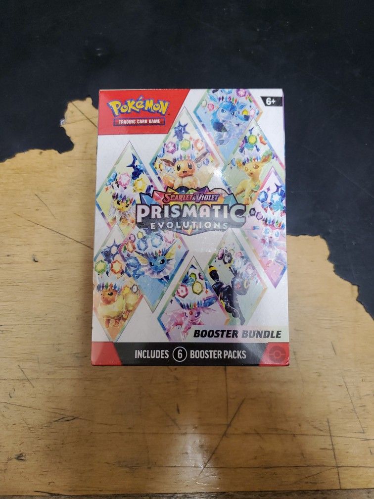 Pokemon Prismatic Evolutions Booster Bundle 6 Packs SEALED for Sale in ...