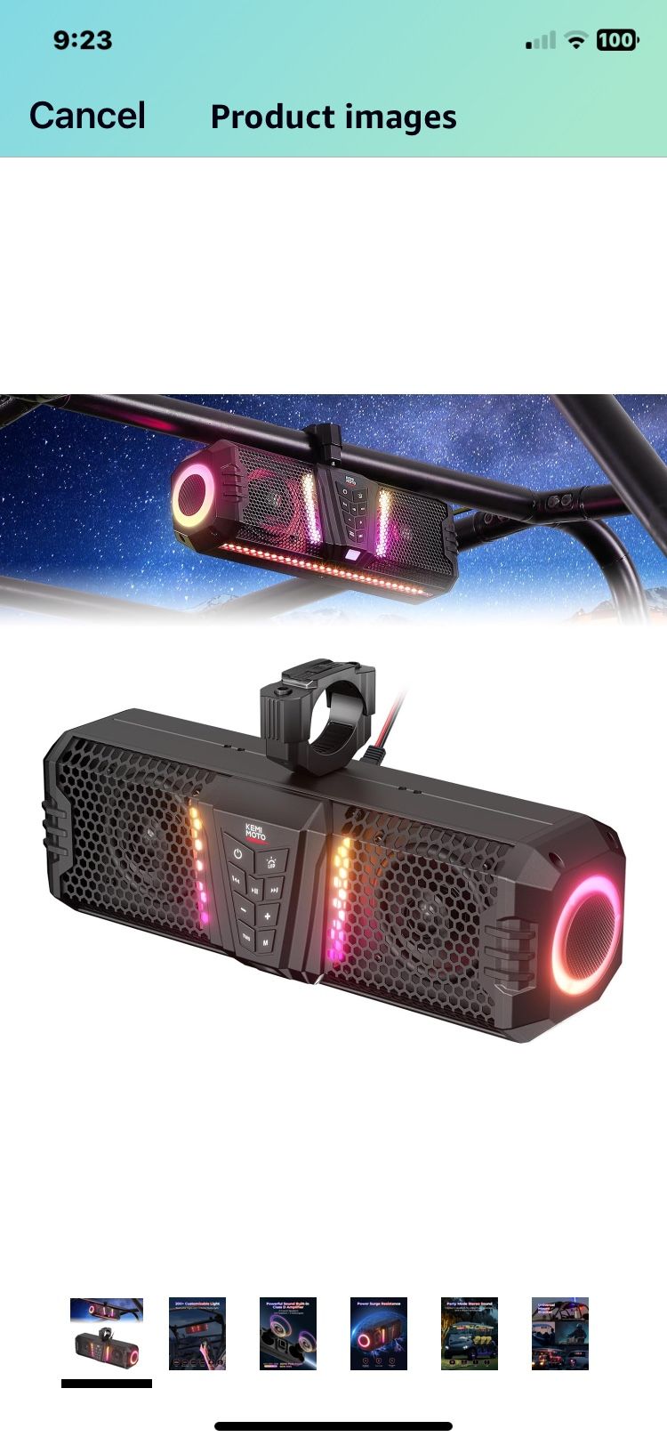 NIB “KENIMOTO” 300W UTV SOUNDBAR W/2 COXIAL SPEAKERS for Sale in ...