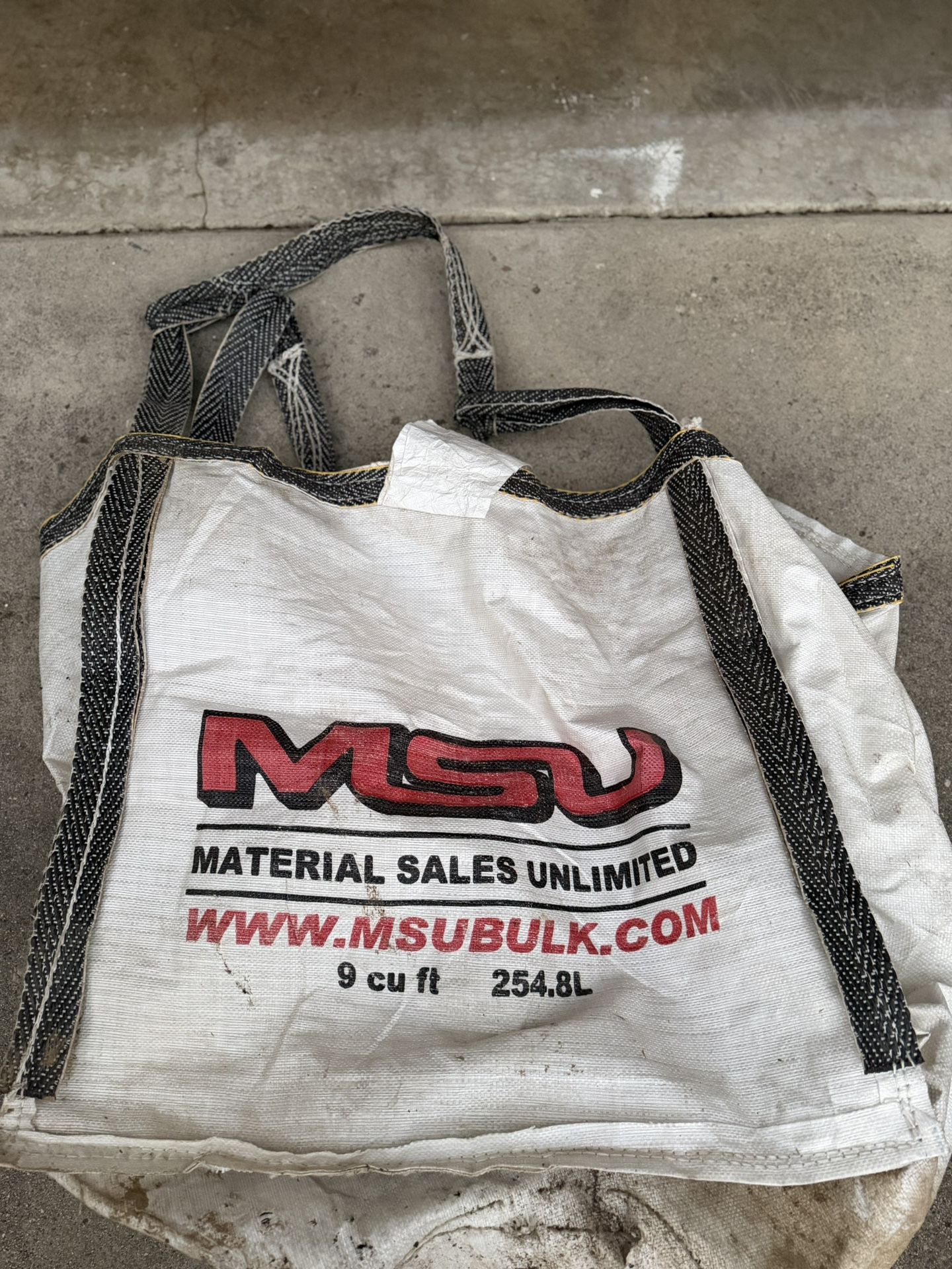 5× Used Bulk Material / Super Sack Bags – 9 cu ft – Heavy Duty for Sale ...
