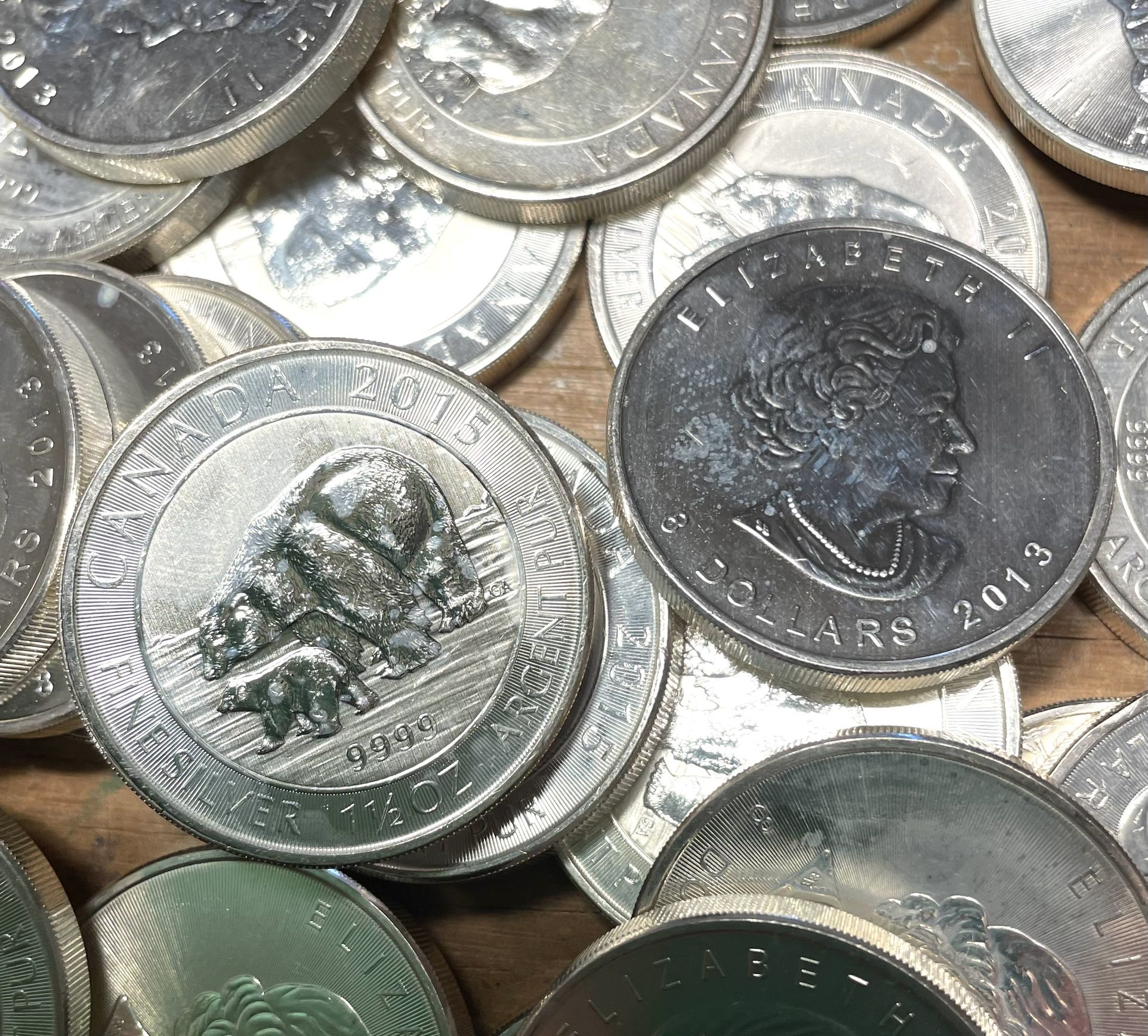 CHEAP 1.5 Troy Ounce .9999 Fine Silver Coins. for Sale in Las Vegas, NV ...