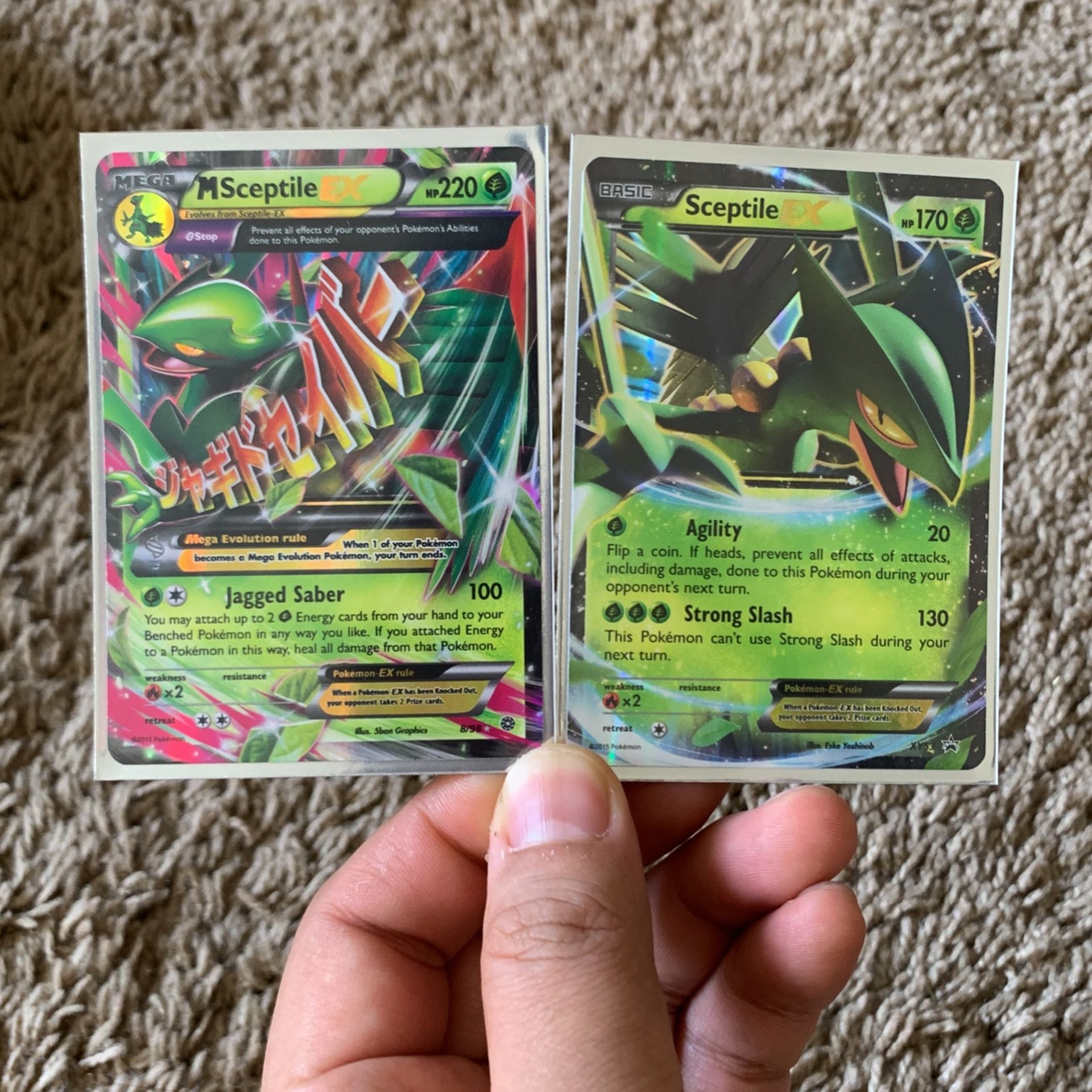 Pokemon Mega Sceptile Card