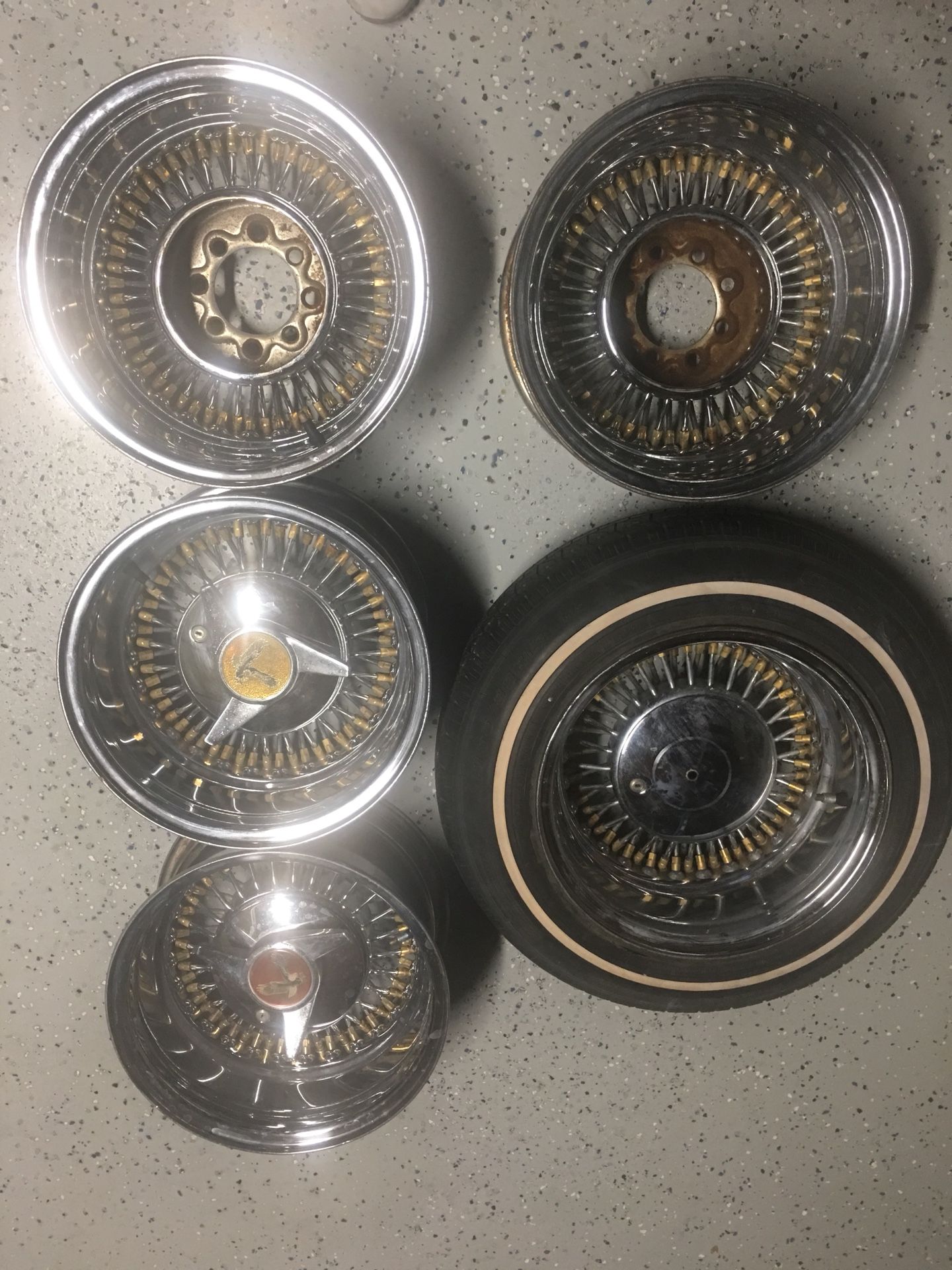 Roadster / Daytons 13”, 13 inch rims wire wheels for Sale in Los ...