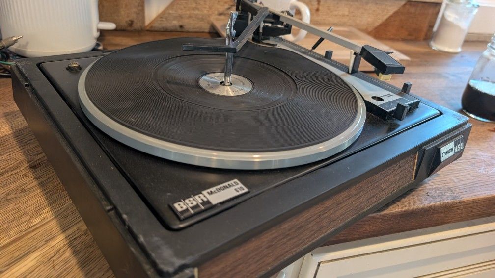 Vintage Record Player By BSR McDonald Working Turntable Please Read for ...