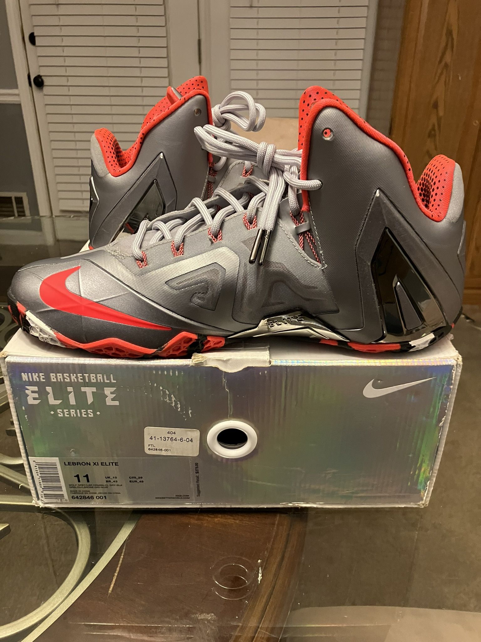 Lebron 11 Elite Silver