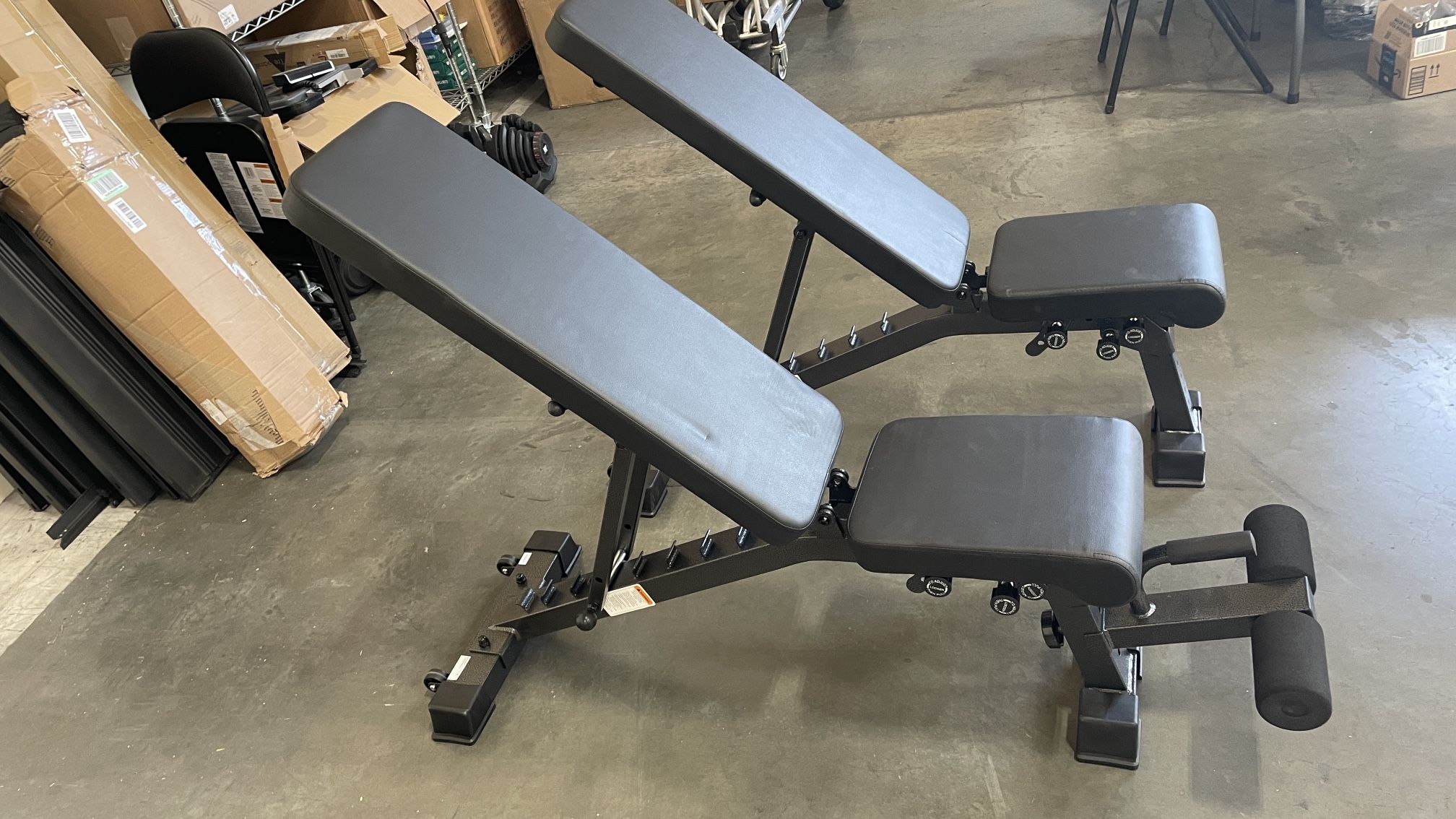 90° Adjustable Weight Bench, 1000LB Heavy Capacity Workout Bench Press ...