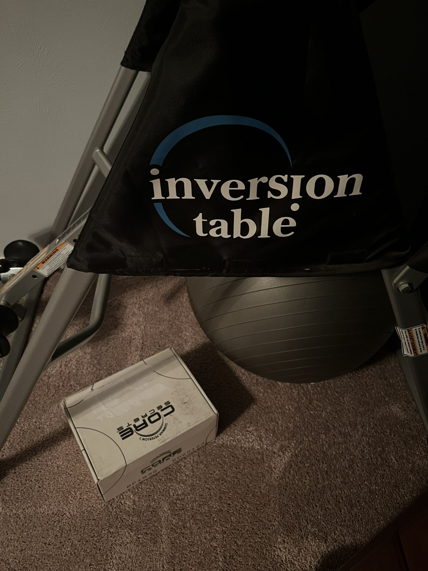 Inversion Table With Core Ball for Sale in Midland, TX - OfferUp