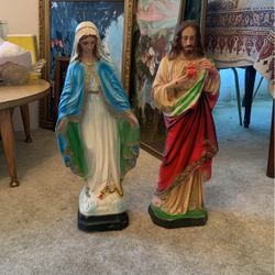 Sacred Heart Of Mary Statue