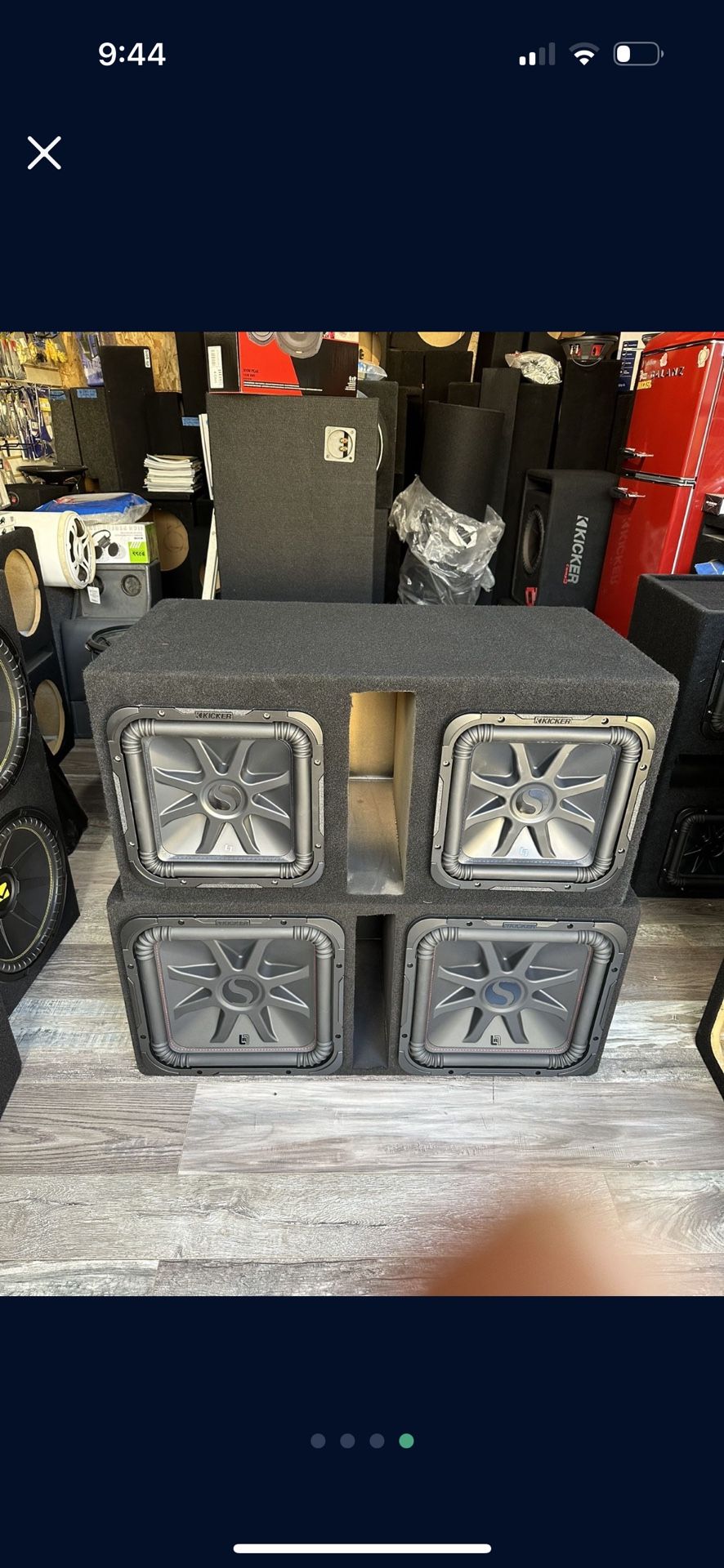 2-12” KICKER L7 W/MDF PORTED BOX for Sale in Redlands, CA - OfferUp