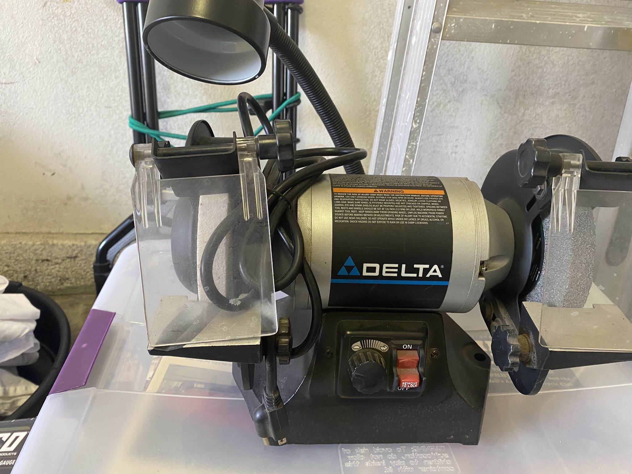 6 Inch Delta Variable Speed Bench Grinder for Sale in Thousand Oaks, CA ...