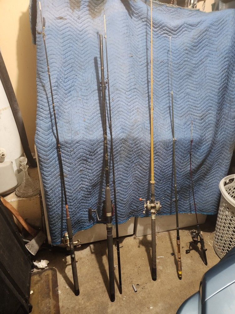 Fishing Rods And Reel Vintage 10 Ft Deep See Rod..Bamboo Rod for Sale ...