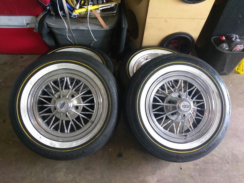 15 inch 83's swangers - $500 obo for Sale in Missouri City, TX - OfferUp