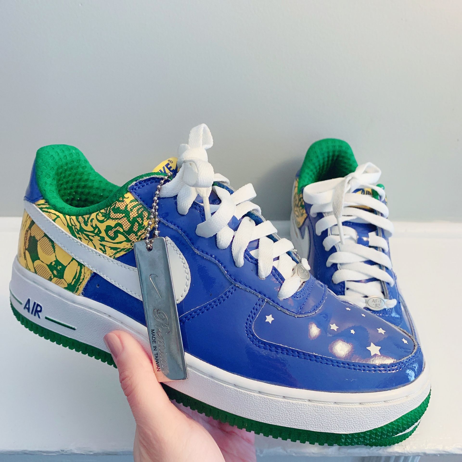 Nike AIR FORCE 1 PREMIUM “RONALDINHO” size 6Y/Men’s - 313983 411 for ...