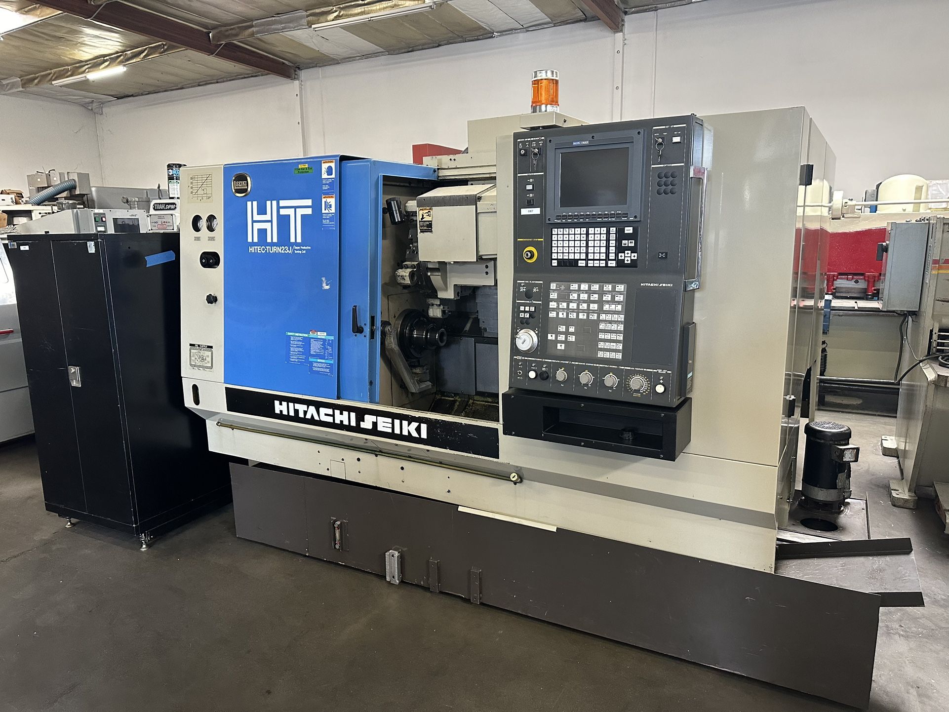 Hitachi Seiki Hitec Turn 23j Cnc Lathe Turning Center for Sale in ...
