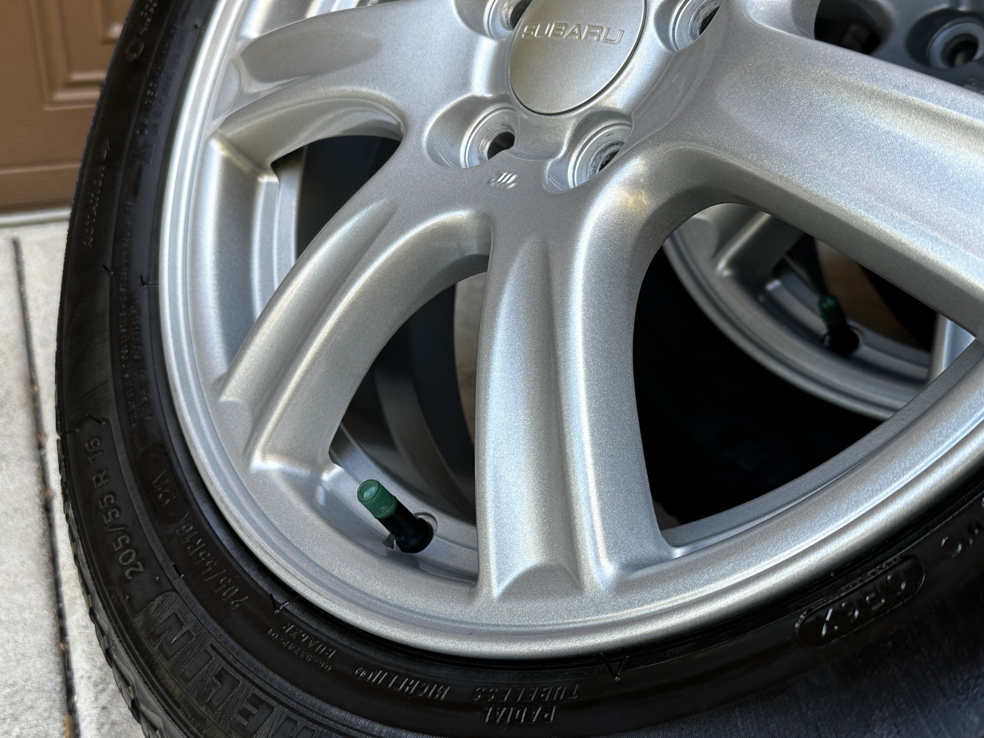Updated Photos!! Subaru 16" Wheels New MICHELIN CROSSCLIMATE2 Tires 205 ...