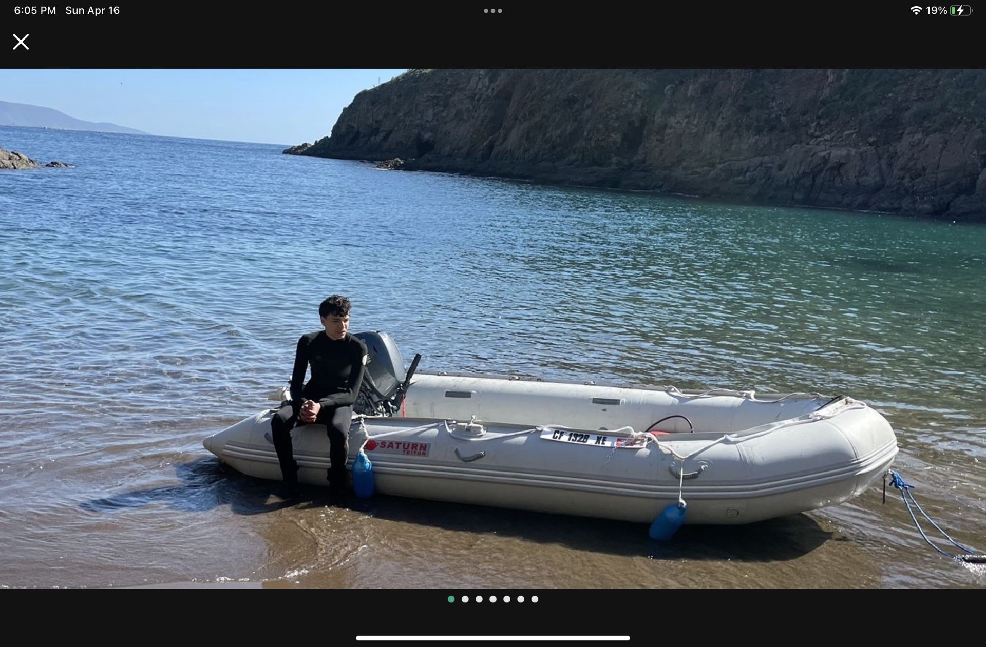 14 Ft Saturn PVC Triton Inflatable Boat/Ocean Kayak Yak Board for Sale ...