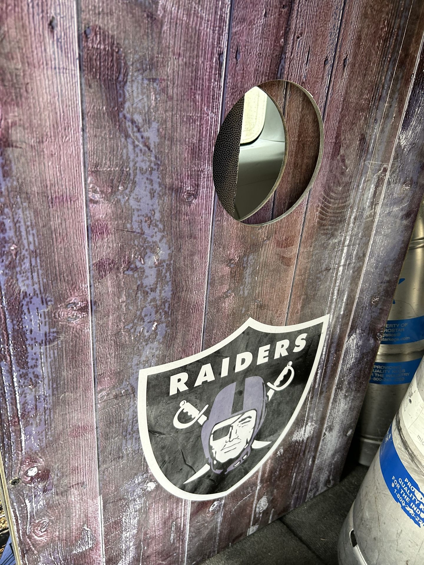 Raiders Corn hole Set for Sale in Santee, CA - OfferUp