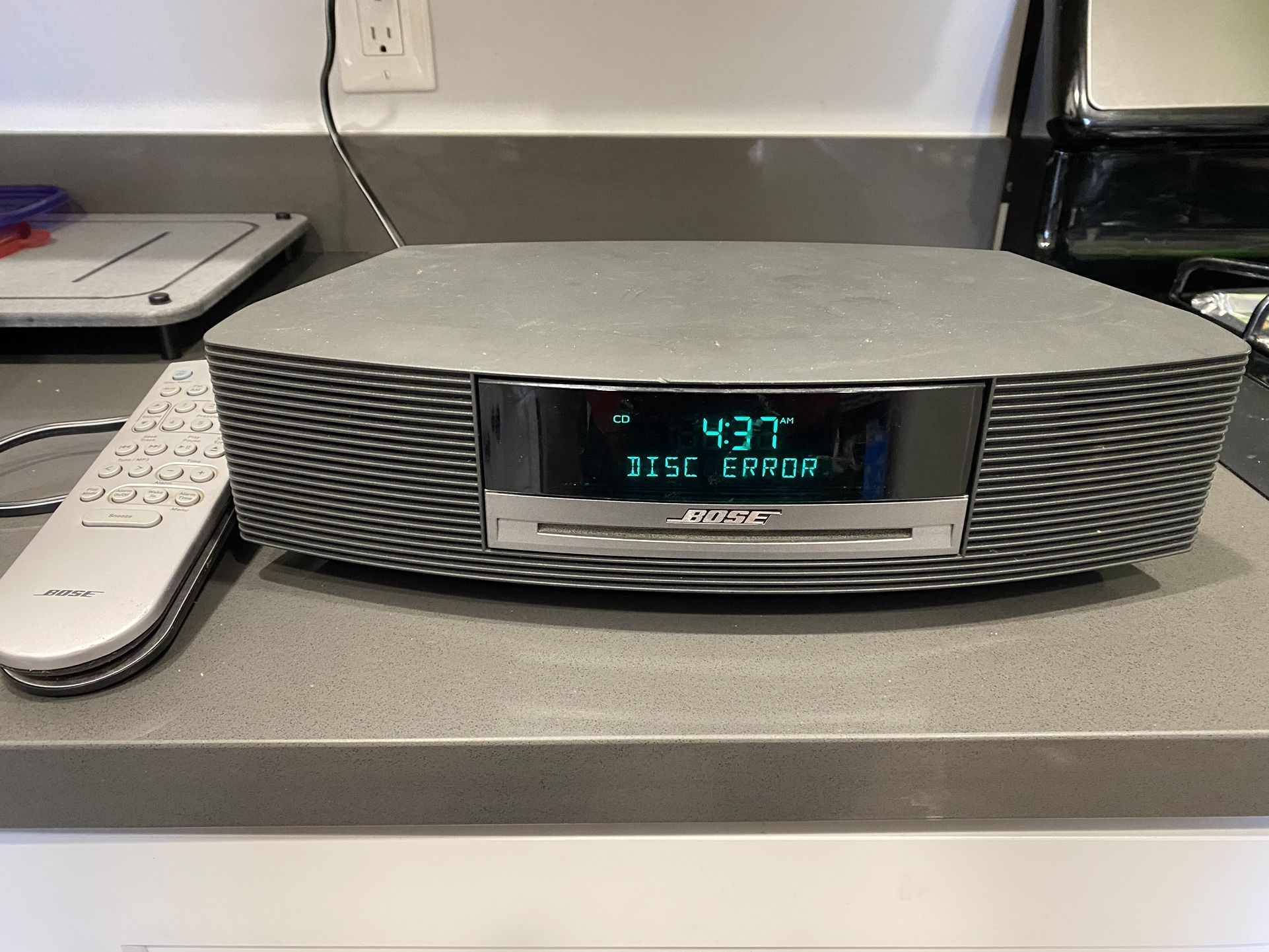 Bose Wave Music System AM/FM CD Player Clock Radio w Remote AWRCC1 for ...