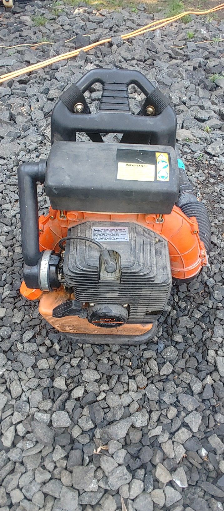 Tanaka Pro Force 63CC 2-Stroke 665CFM 3HP Commercial Backpack Gas Leaf ...