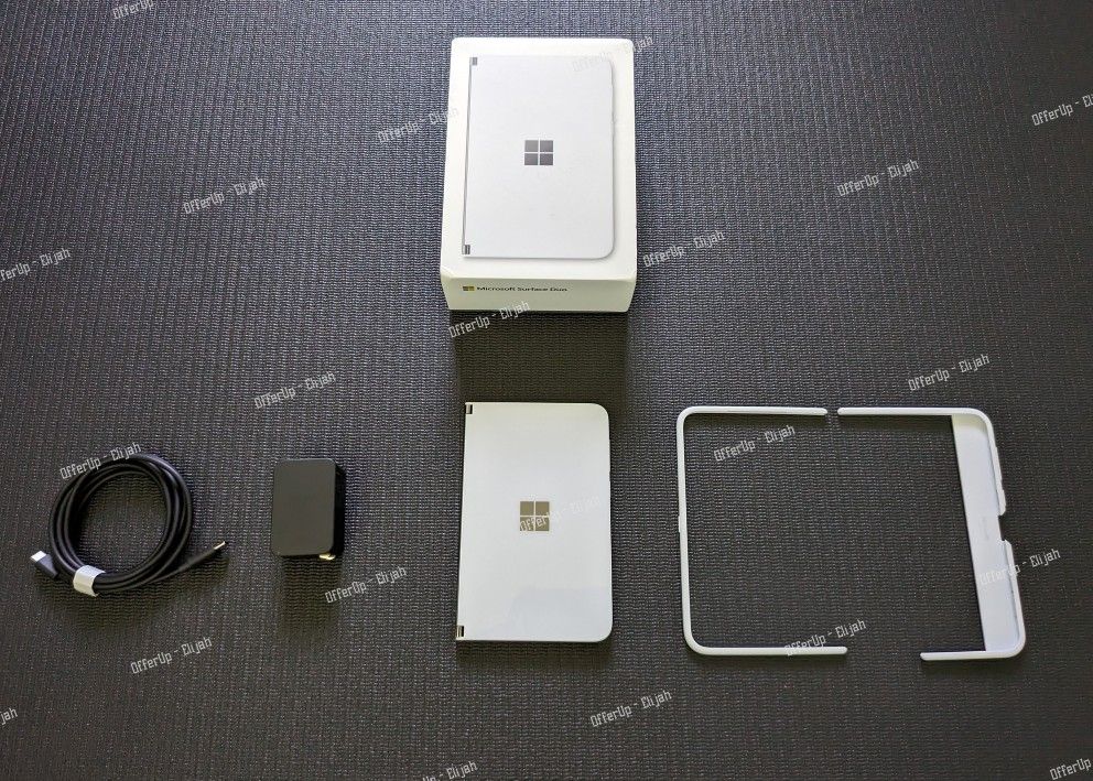 MICROSOFT SURFACE DUO - 128GB GLACIER/WHITE - UNLOCKED for Sale in ...