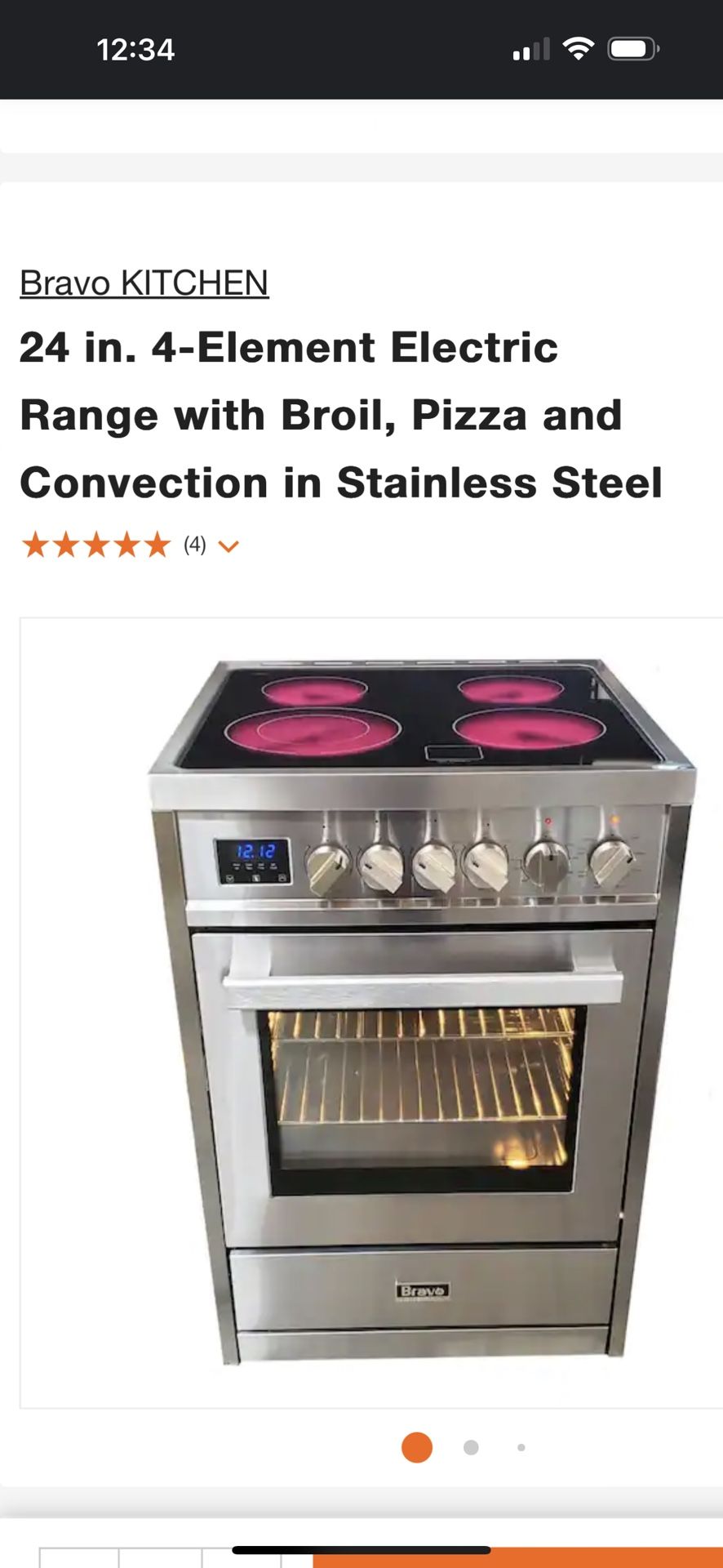 Kitchen Electric Range