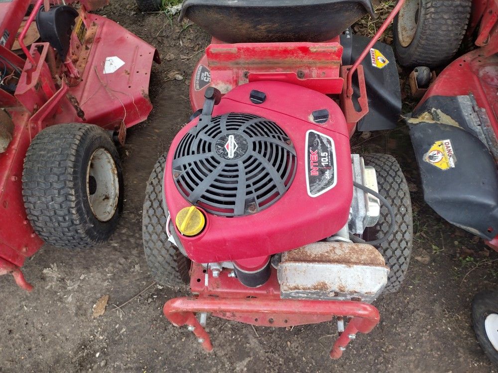 3 snapper riding mowers 375 cash firm all need a little work won't ...