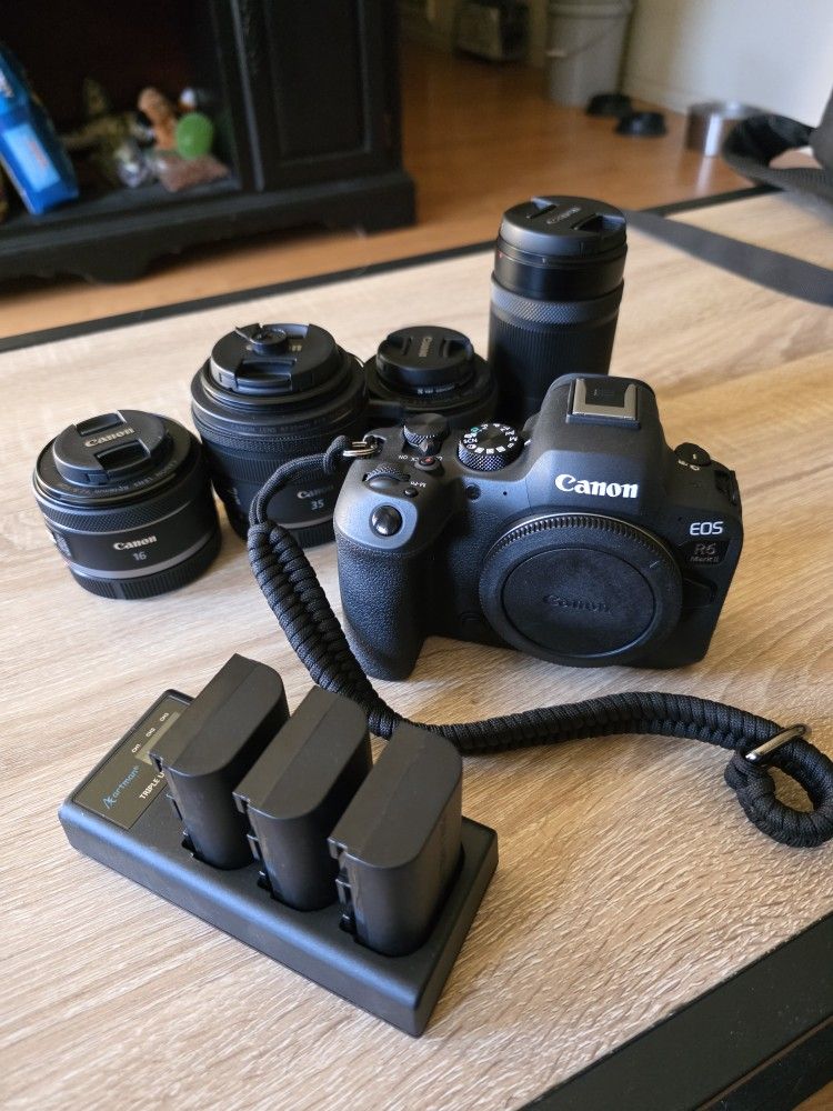 Canon R6 Mkii With Lenses for Sale in Riverside, CA - OfferUp