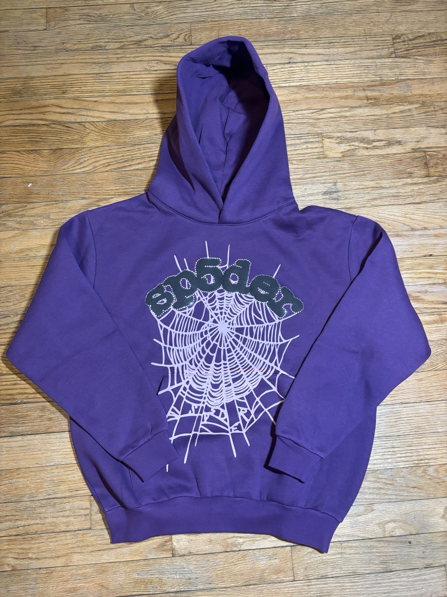 Sp5der Worldwide x Young Thug Sp5der Web Hoodie Purple/Grape Size Small ...