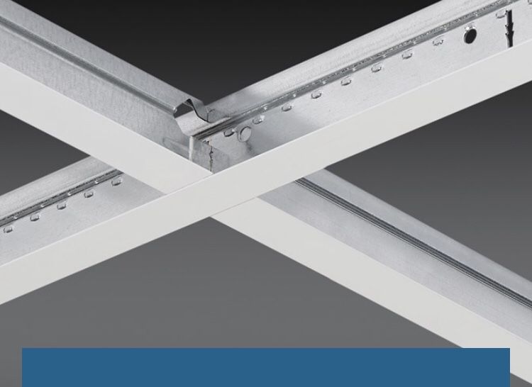 Rockfon Acoustical Suspension Ceiling Grid 2 ft x 9/16 in Chicago ...