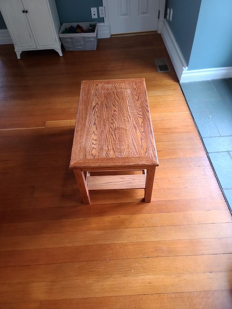 Hand Made Red Oak Coffee Table for Sale in Seattle, WA - OfferUp