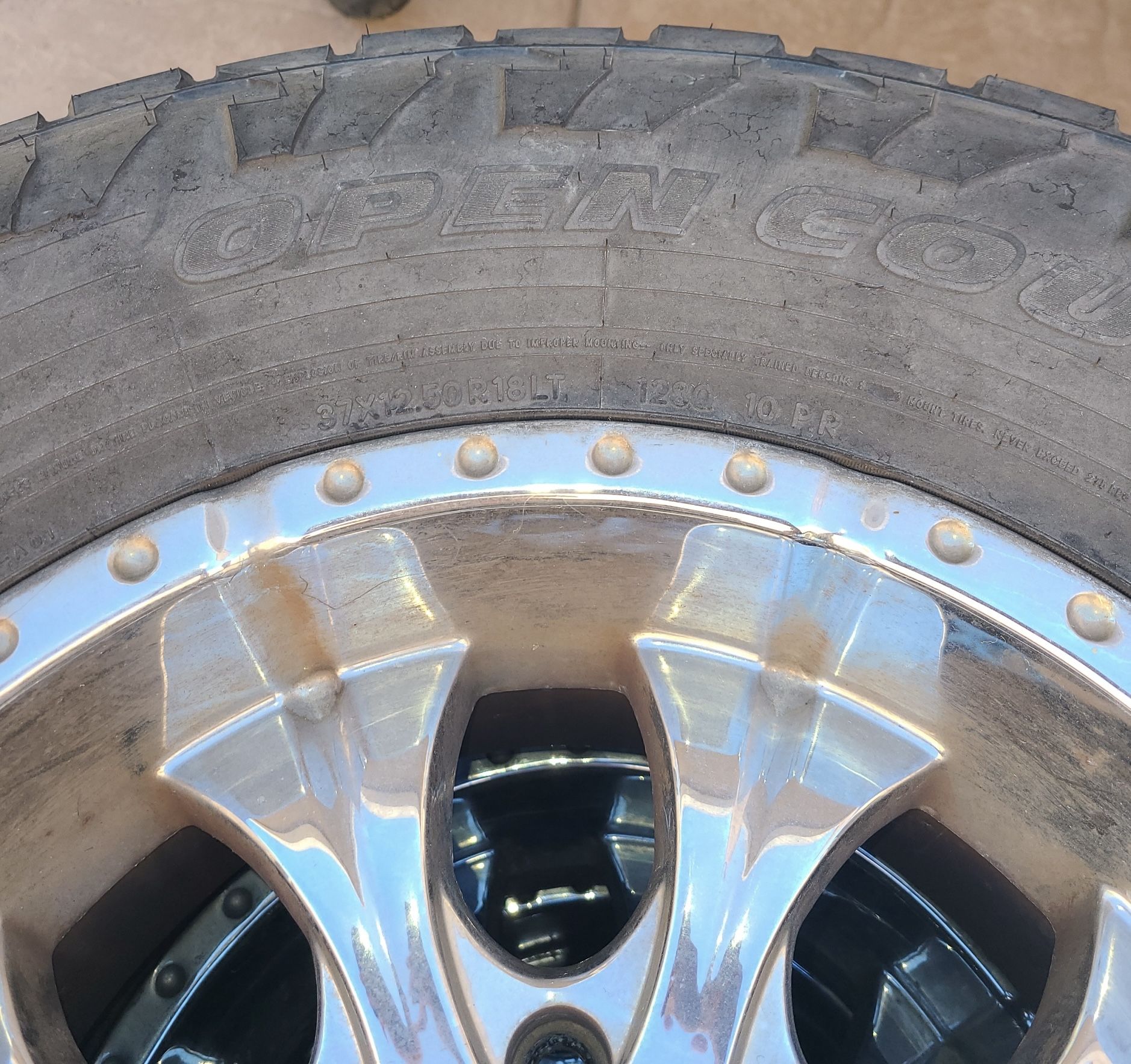 RIMS/Tires F250 F350 18" 8x170 37x12.50 R18 for Sale in North Las Vegas ...