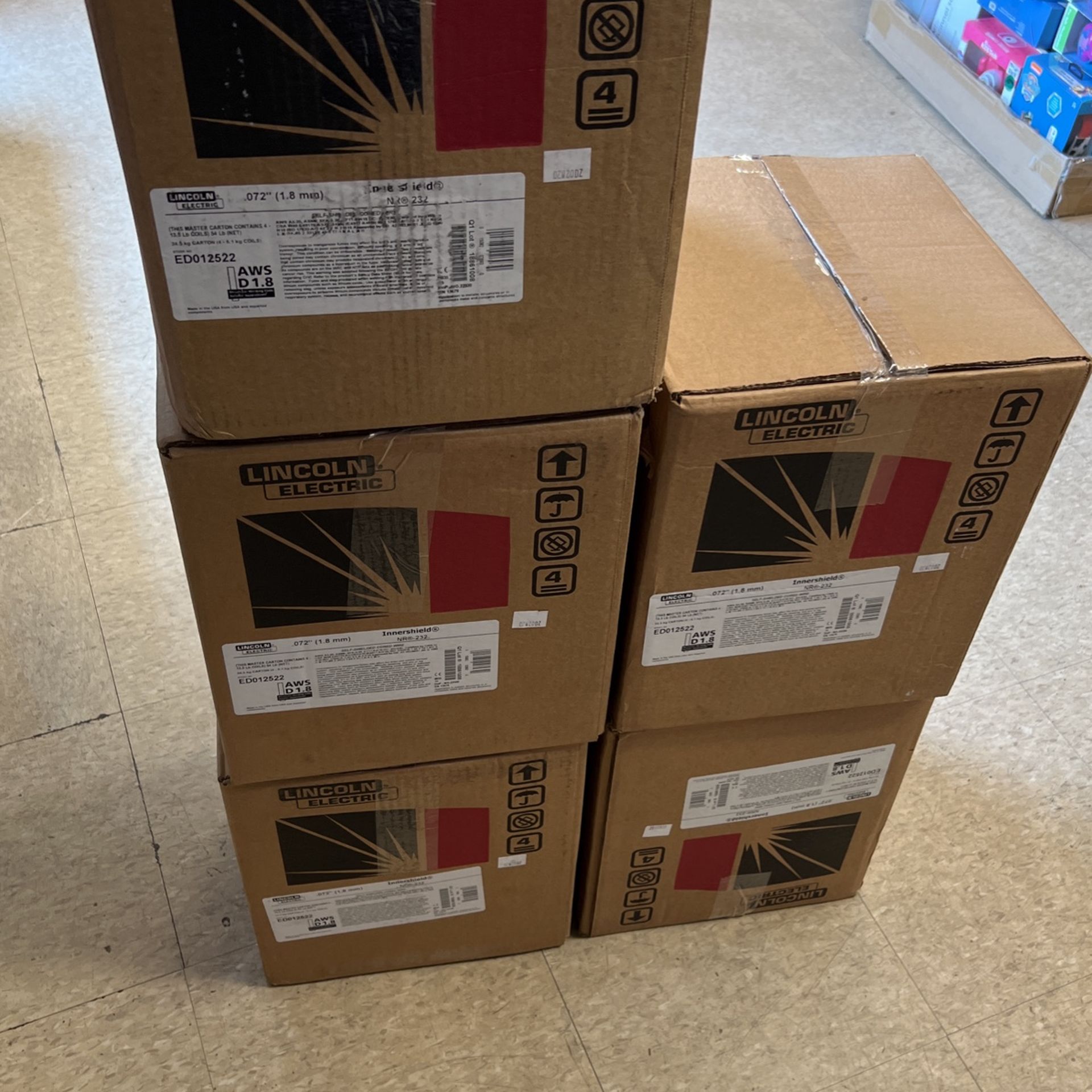 Lincoln Electric Innershield Nr 232/0.072 Carton Contains 4-13.5 Lb ...