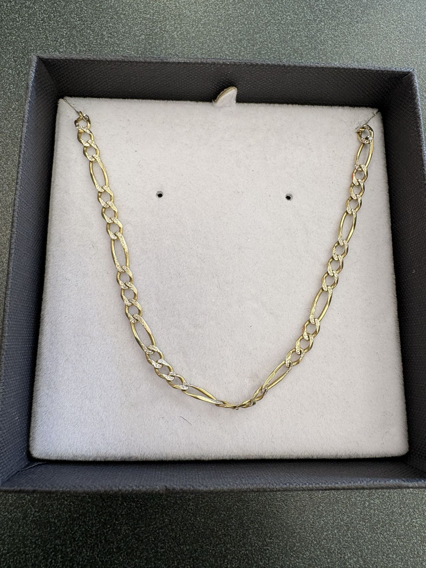 14K Diamond Cut Figaro, Send Offers! (Details Down Below) for Sale in ...