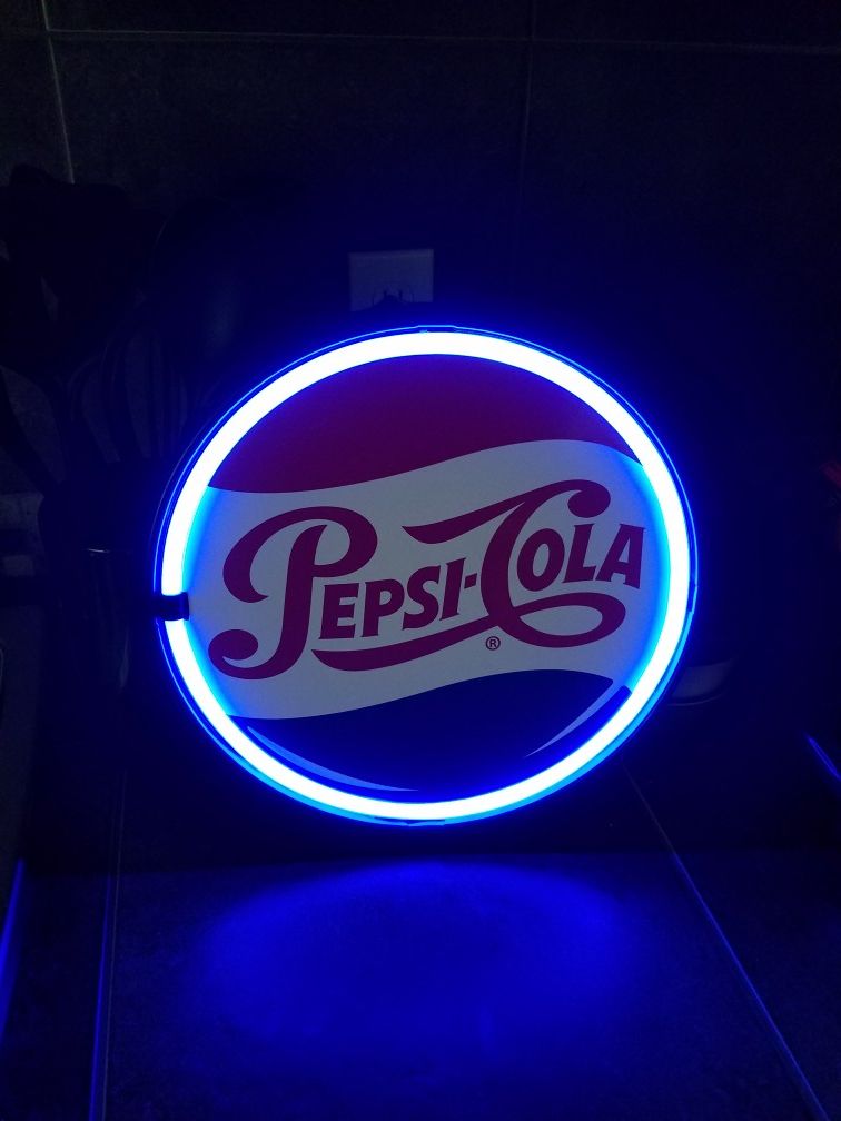 Pepsi cola soda drink led neon light up sign for Sale in Vancouver, WA ...