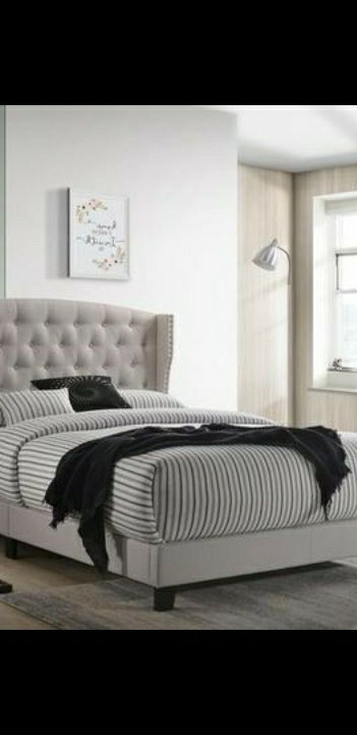 Rosemary king platform gray bed store