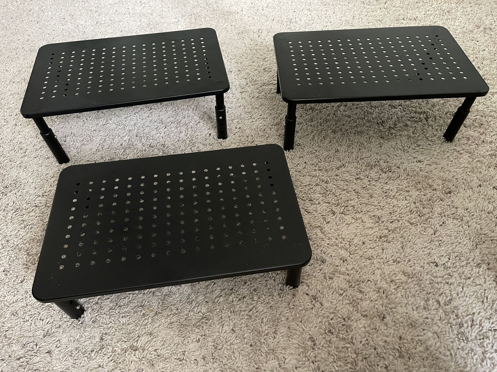 ELIVED 3 Pack Monitor Stand Riser - 3 Height Adjustable Monitor Stand ...