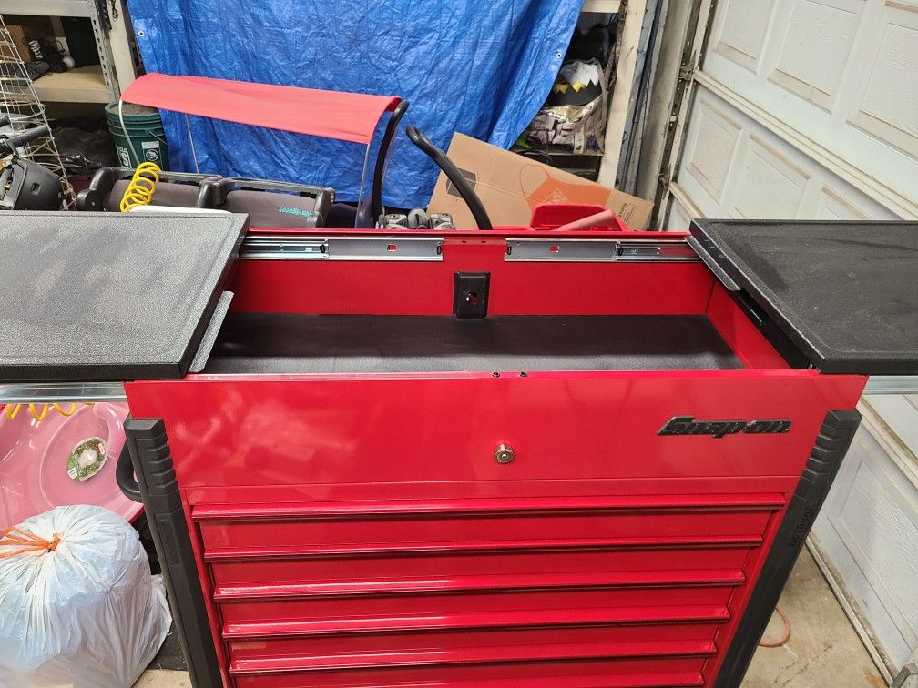 Snap On 40" Six-Drawer Roll Cart (Candy Apple Red w/ Blackout) for Sale ...