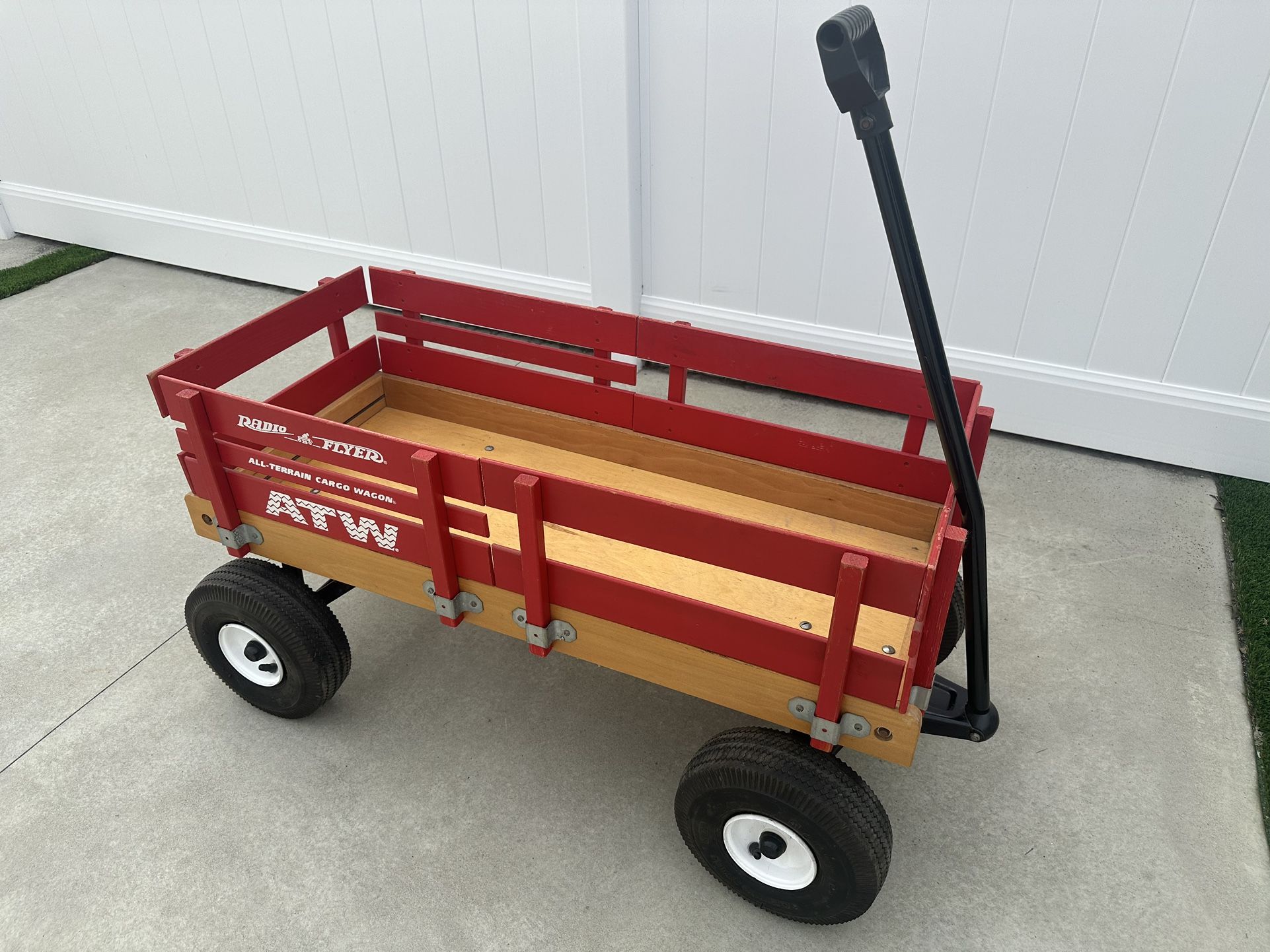 Radio Flyer: All-Terrain Cargo Wagon (wooden) - great shape! for Sale ...