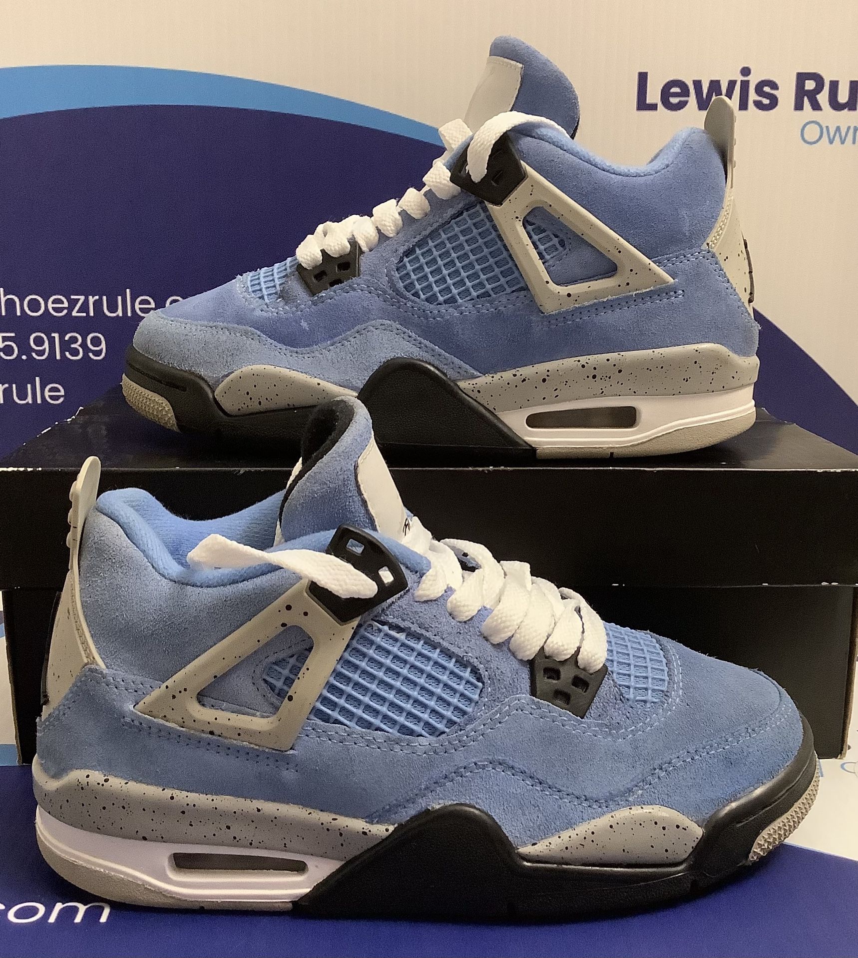 Size 4y|Reconditioned Air Jordan 4 University Blue Kids Size 4y for ...