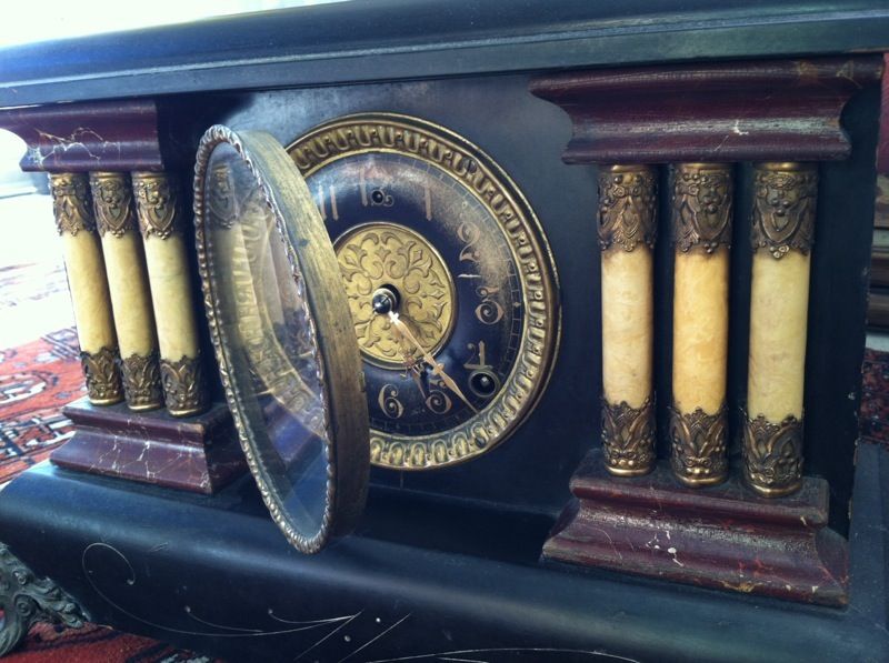 1907 William L. Gilbert Clock Company Antique Art Deco Fully Working ...