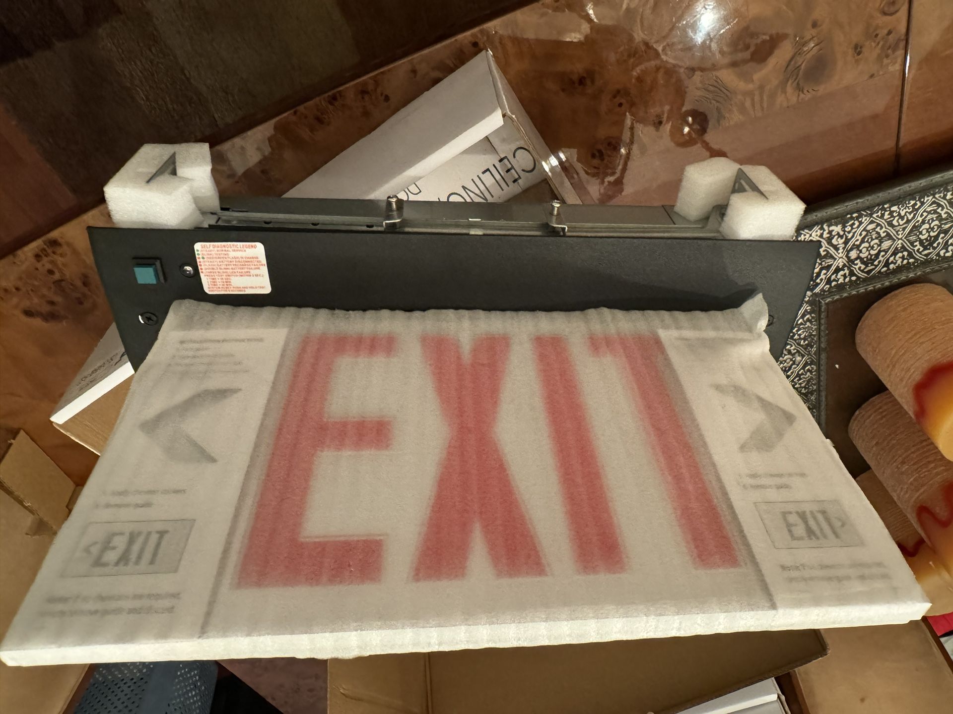 Commercial Exit Sign for Sale in Raleigh, NC - OfferUp