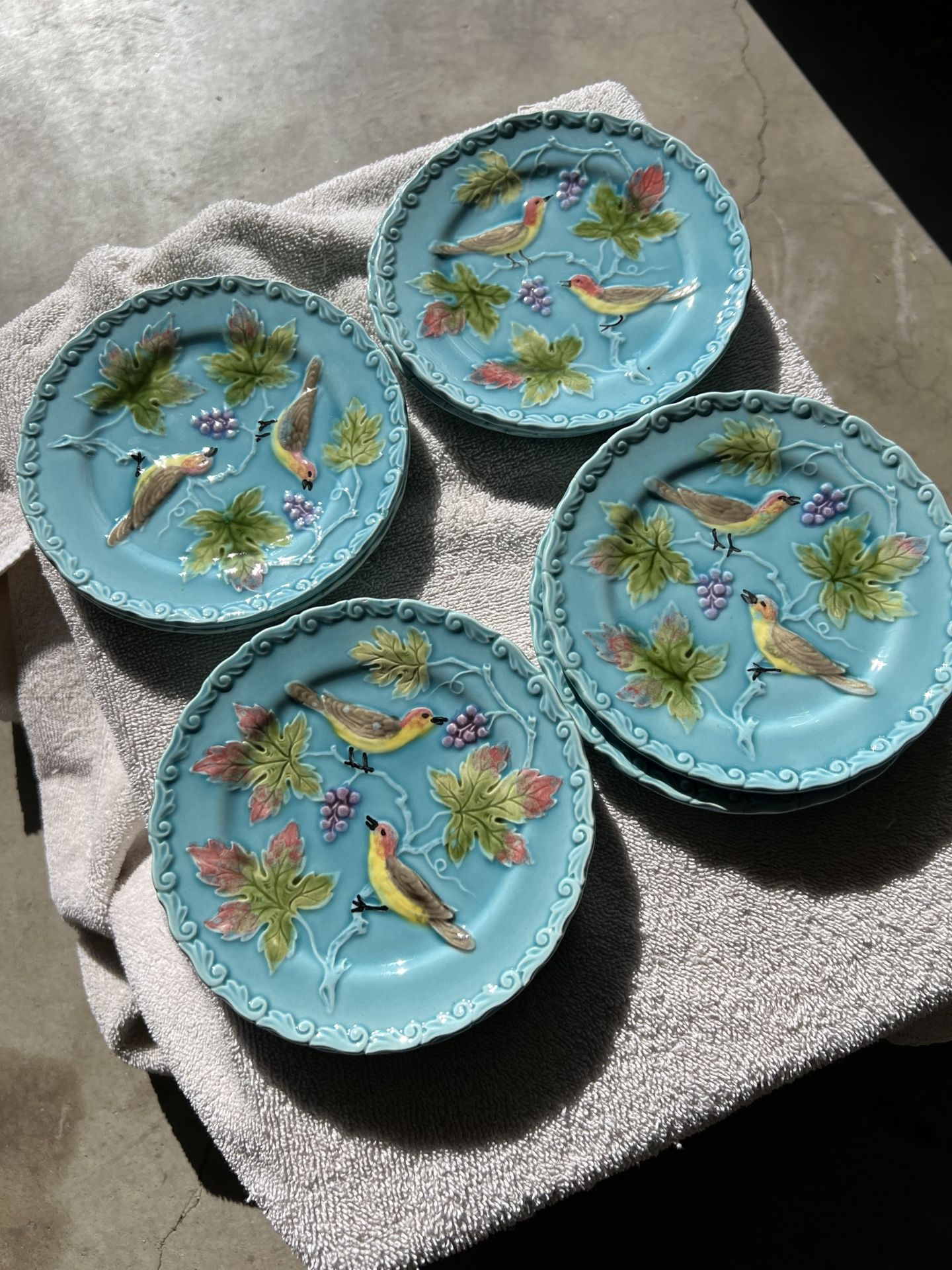 Blue Bird Plates Set for Sale in Fontana, CA - OfferUp