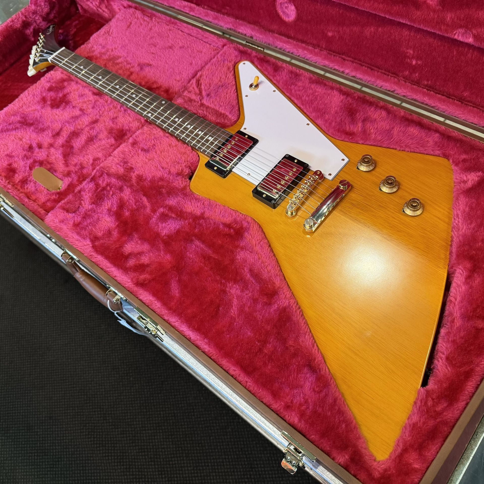 Epiphone Korina 58’ Explorer Electric Guitar with Original Hardshell ...