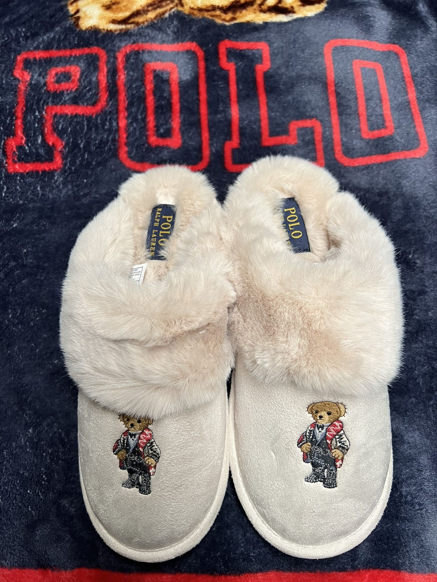 Polo bear slippers store