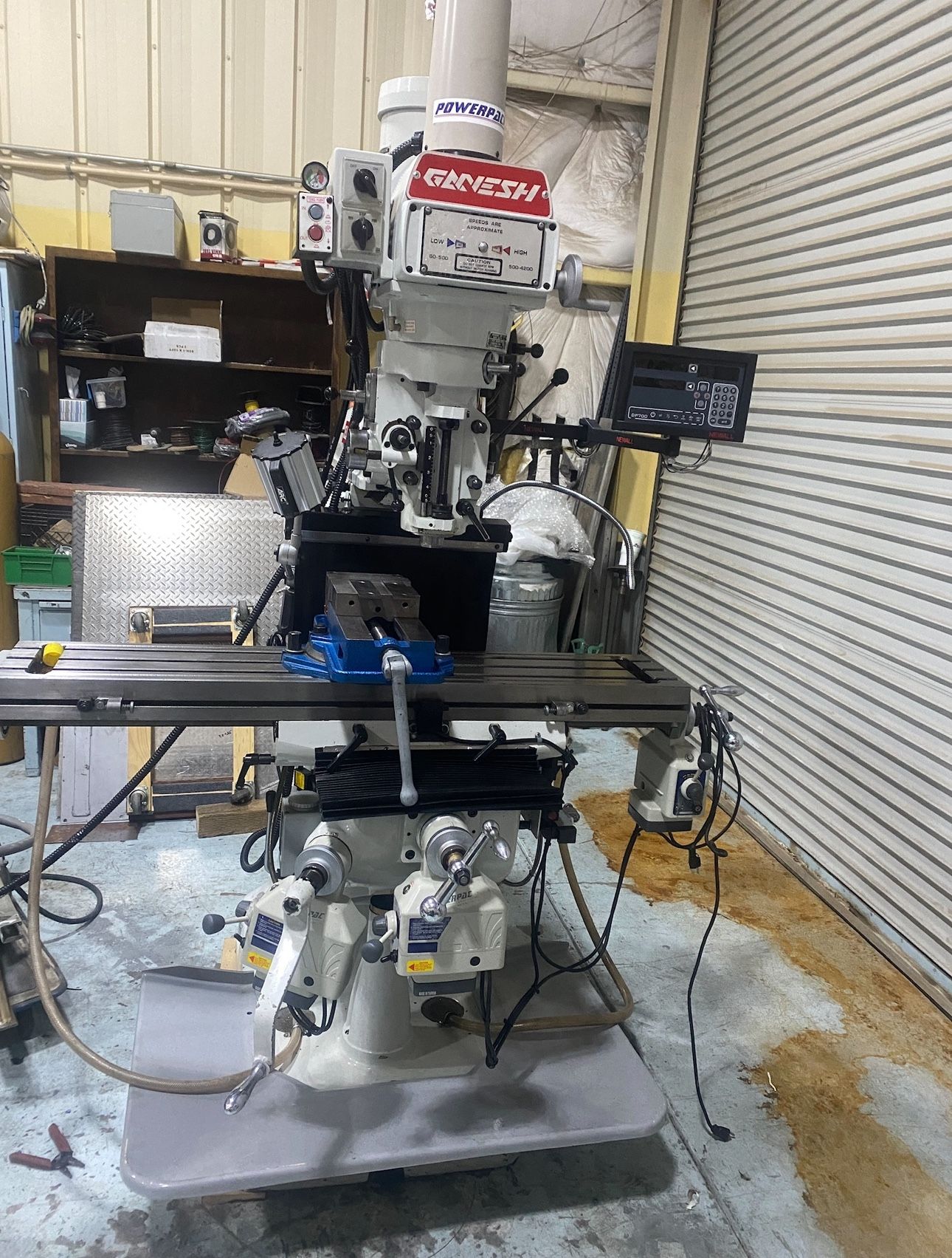 Ganesh Deluxe GMV-2 Milling machine Bridgeport Lathe Press Machining Tool Saw Welder Torch ...