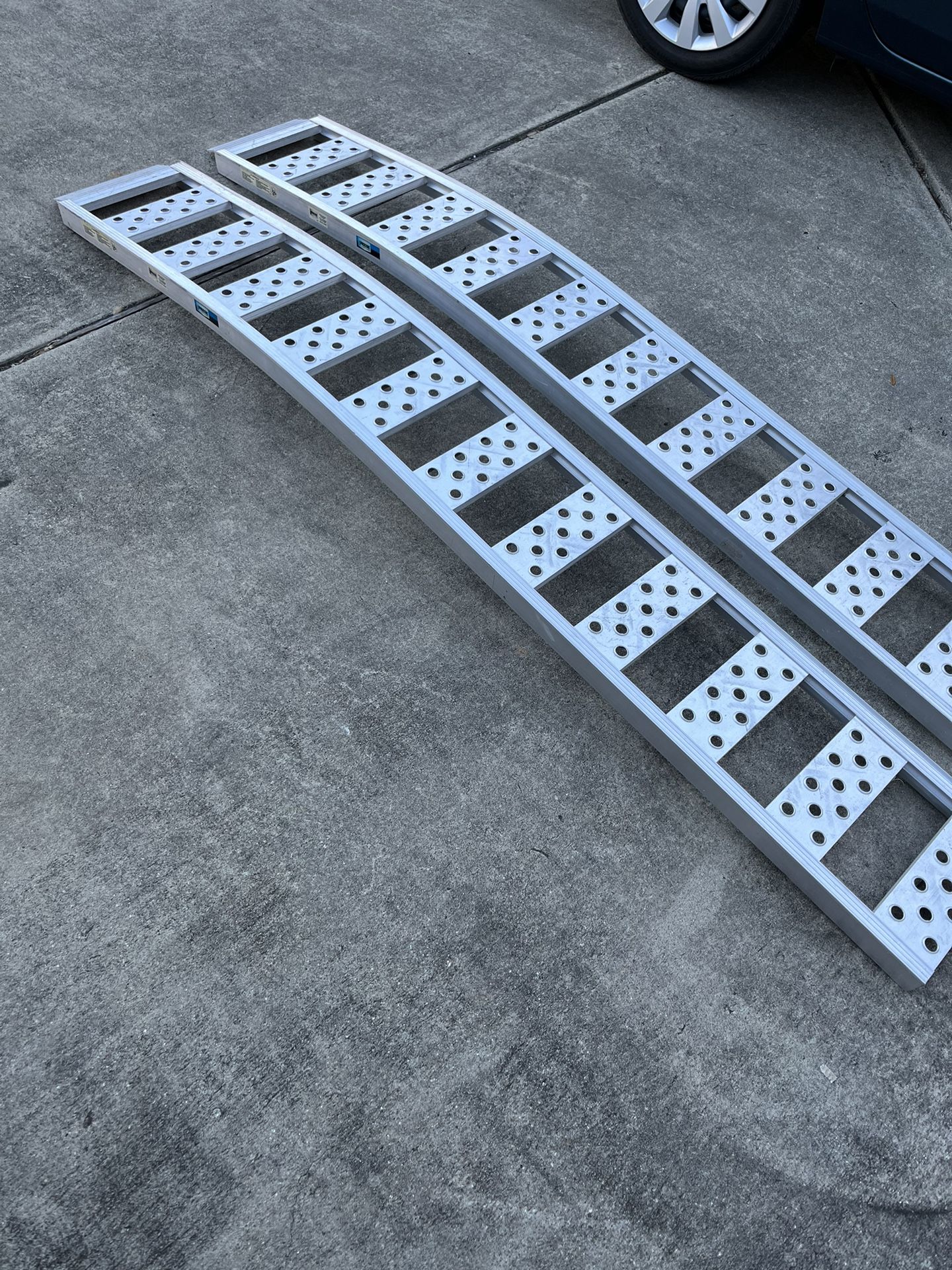 Reese 1500 lb. Cap, 12 in. x 94in. Arched Aluminum Ramps for Sale in ...