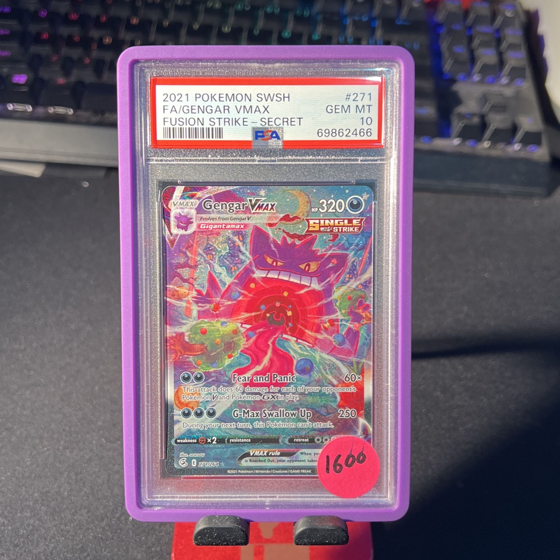 Psa 10 Gengar Vmax Alt Pokémon for Sale in Carson, CA - OfferUp