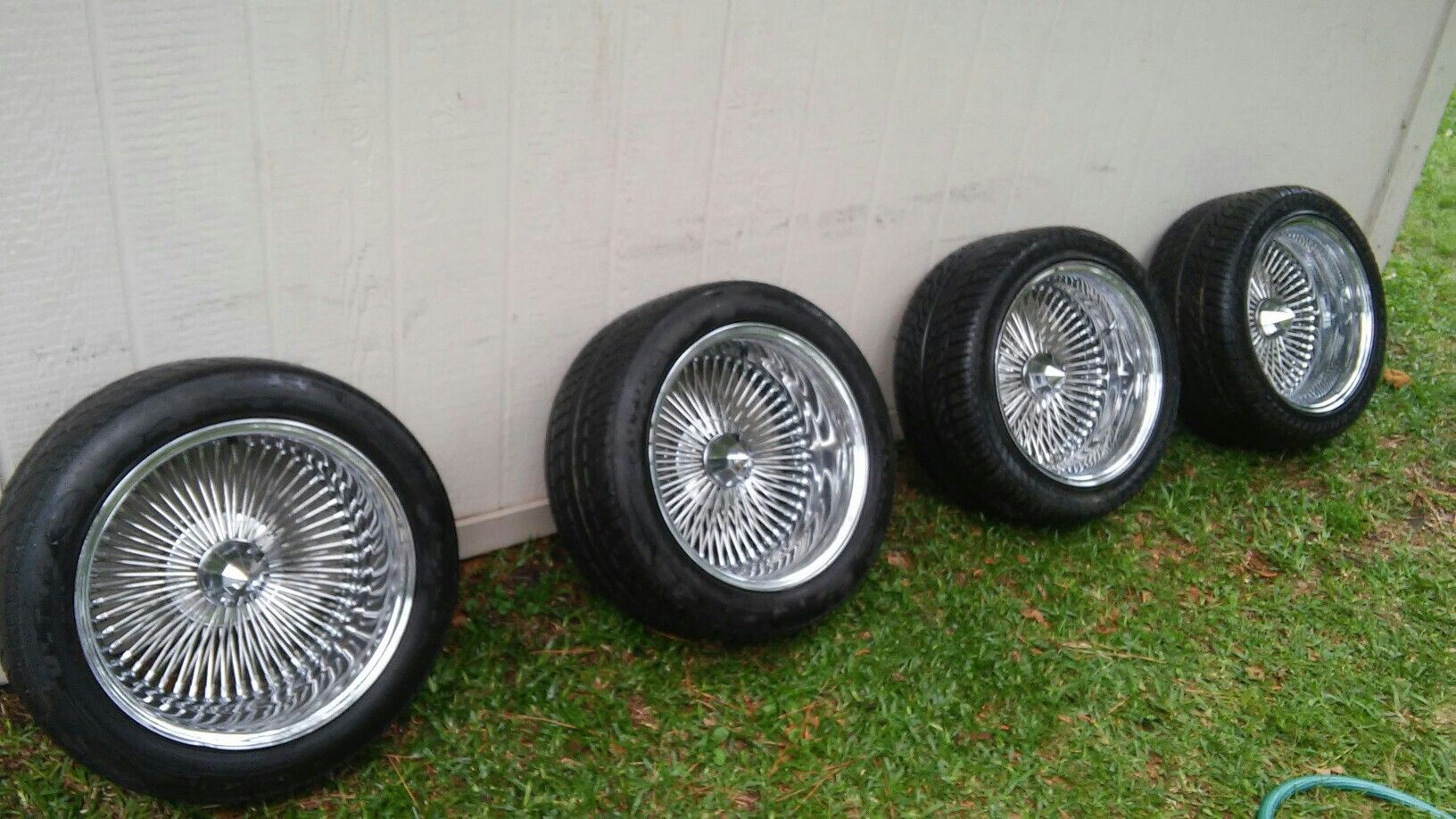 17x9 dayton wire wheels lowrider for Sale in Houston, TX - OfferUp