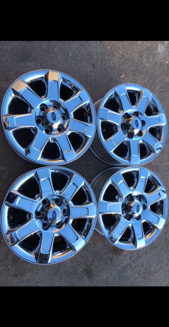 4 Ford Factory RIMS 6x135 Original WHEELS F150 - Rines y llantas 2017 F ...