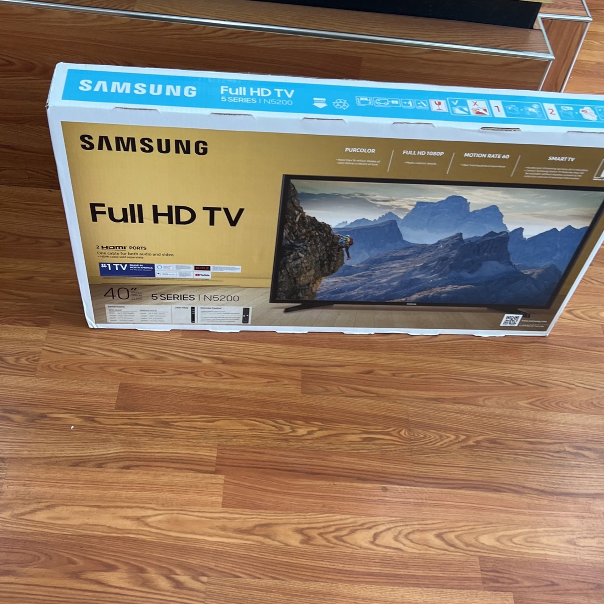 Samsung 40" Class N5200 Smart Full HD TV (2019), UN40N5200AFXZA for ...